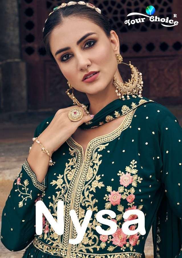 YOUR CHOICE NYSA NYRA CUT SUIT LATEST CATALOGUE COLLECTION 2022