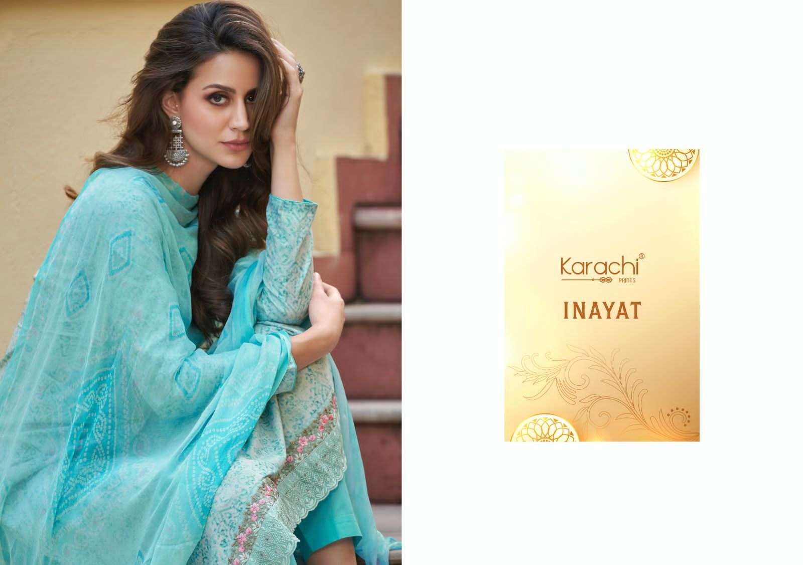 KESAR KARACHI PRINTS INAYAT PURE CAMRIC LAWN DIGITAL PRINT WITH ...