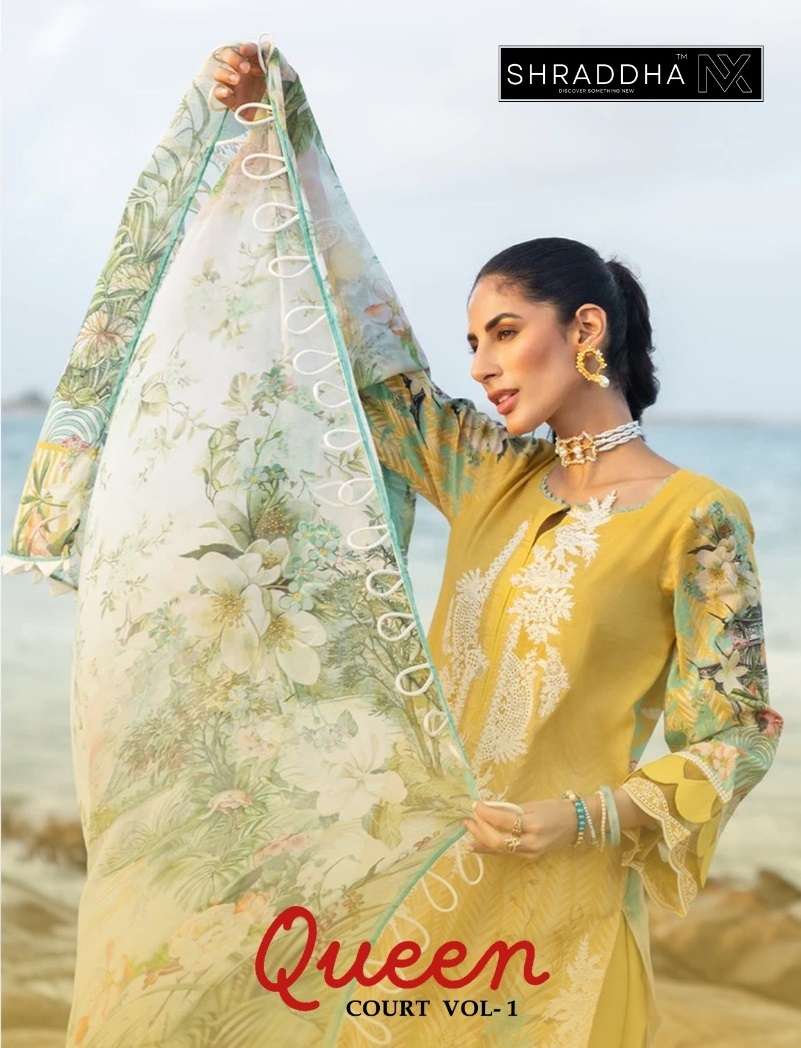 SHRADDHA DESIGNER NX QUEEN COURT VOL 1 PAKISTANI SALWER KAMEEZ 2023