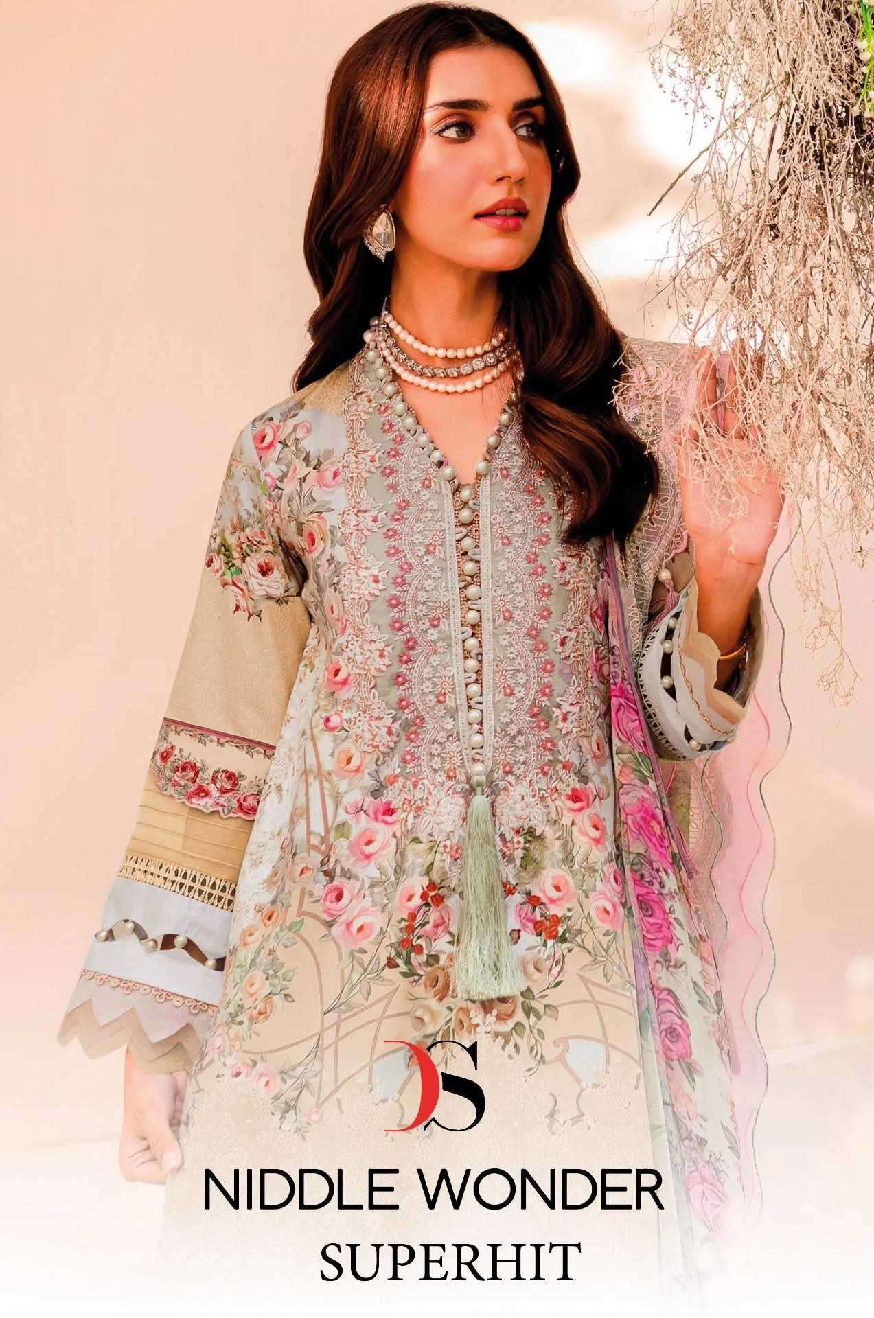 DEEPSY SUIT NIDDLE WONDER SUPER HIT PAKISTANI COTTON PATCH WORK SUIT ...