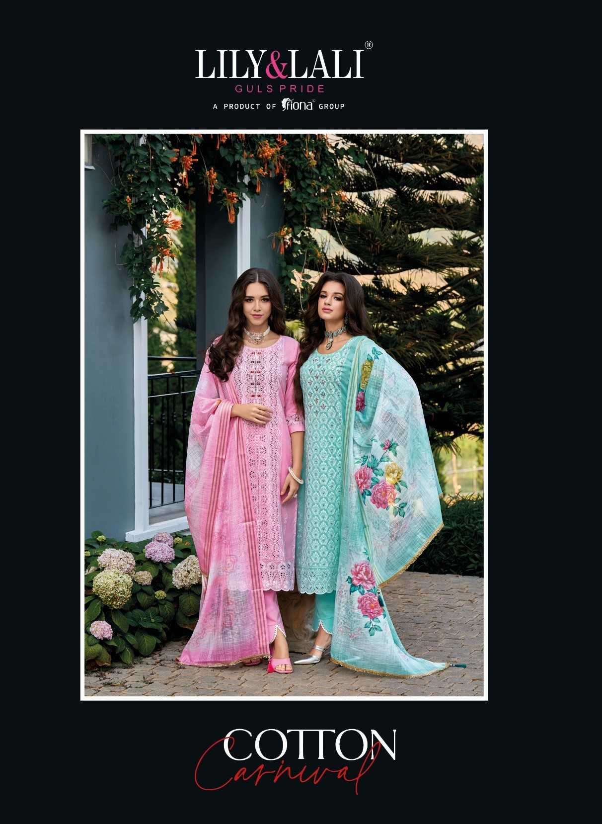 LILY & LALI COTTON CARNIVAL FULL STITCH READYMADE DESIGNER KURTI PANT ...