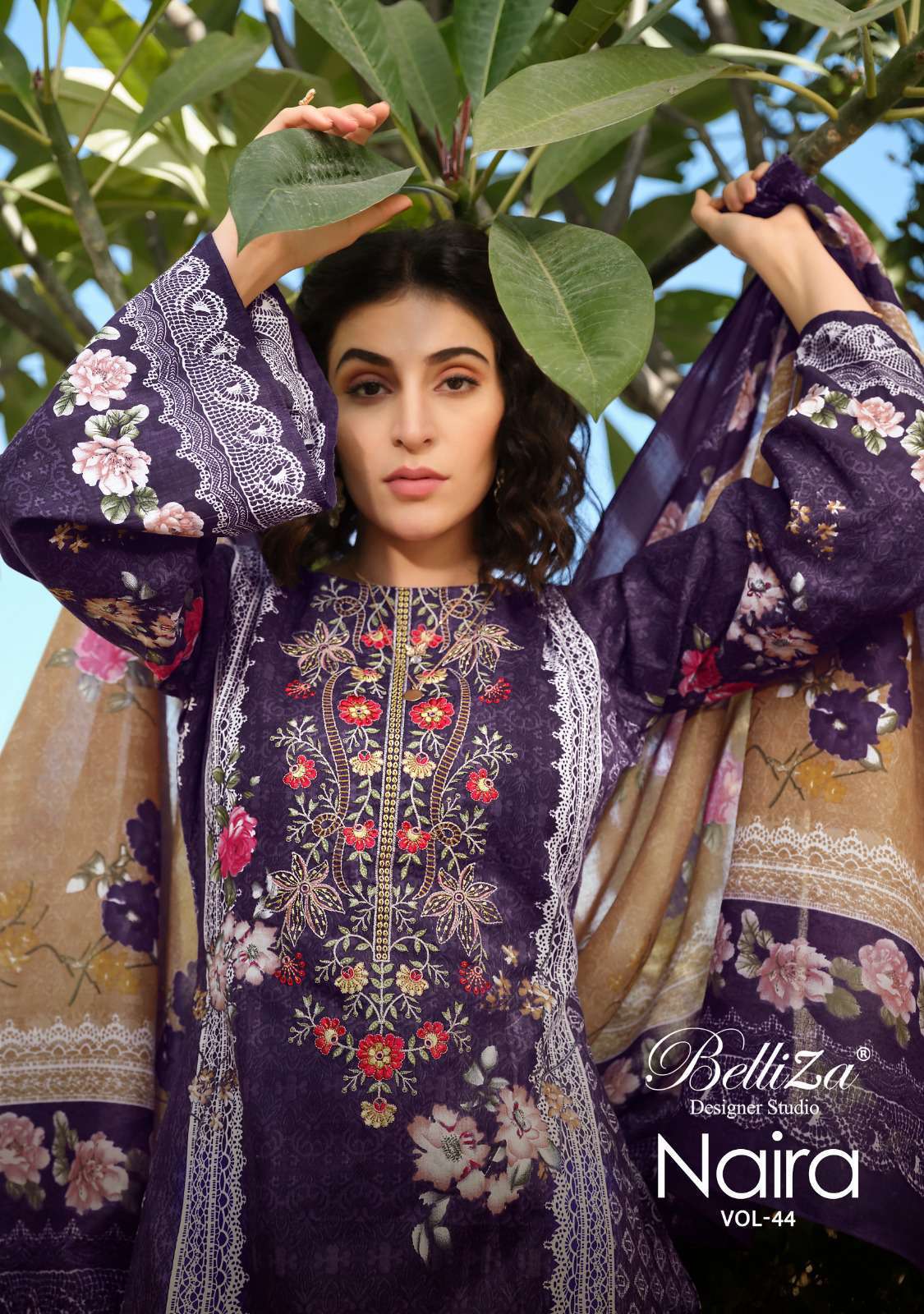BELLIZA NAIRA VOL 44 SUMMER COLLECTION LADIES SUIT SUPPLIER IN SURAT 2024