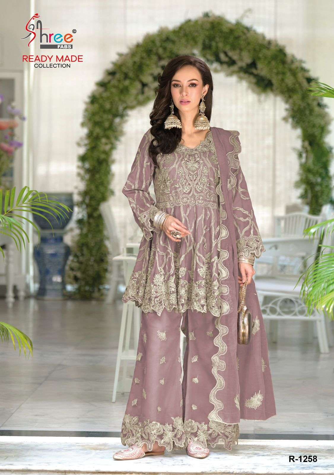 SHREE FABS SR 1258 COLORS READYMADE PAKISTANI DESIGNER SHREE FABS SUIT ...