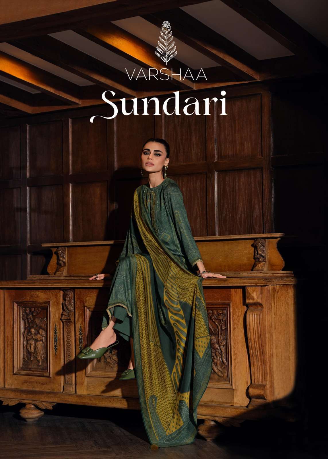 VARSHA SUNDARI FANCY MODEL SATIN EXCLUSIVE CATALOG VARSHA SUIT 2024