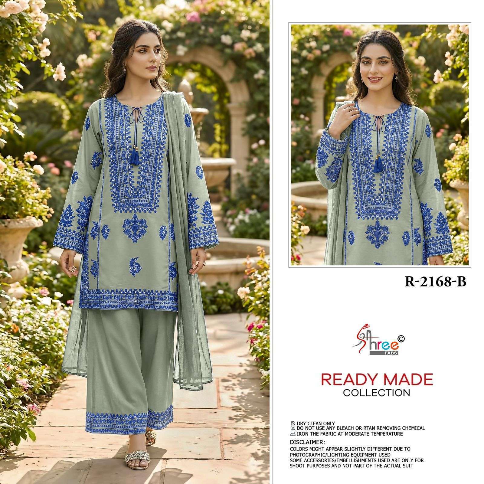 SHREE FAB R 2168 COLORS RAYON COTTON THREE PCS READYMADE SUIT ...