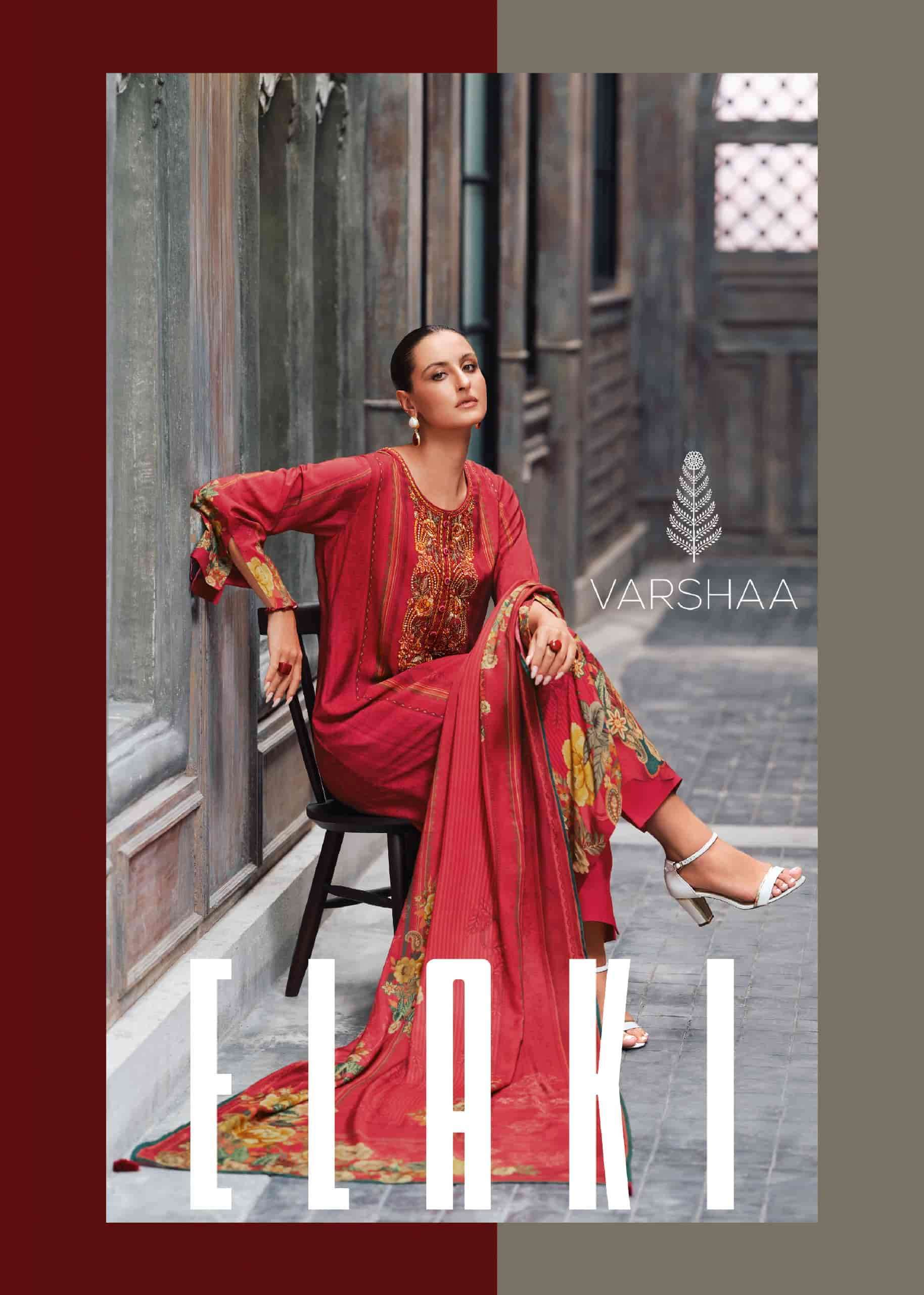 VARSHA FASHION ELAKI PRINTED MODAL SATIN SUIT CATALOG WHOLESALER 2025