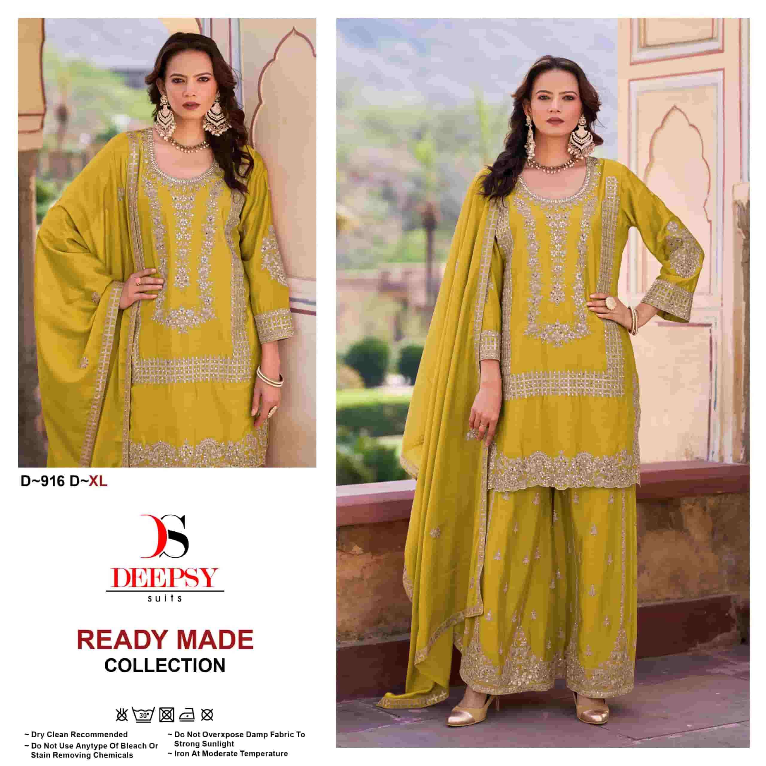 DEEPSY SUIT D 916 COLORS READYMADE PAKISTANI SUIT SUPPLIER