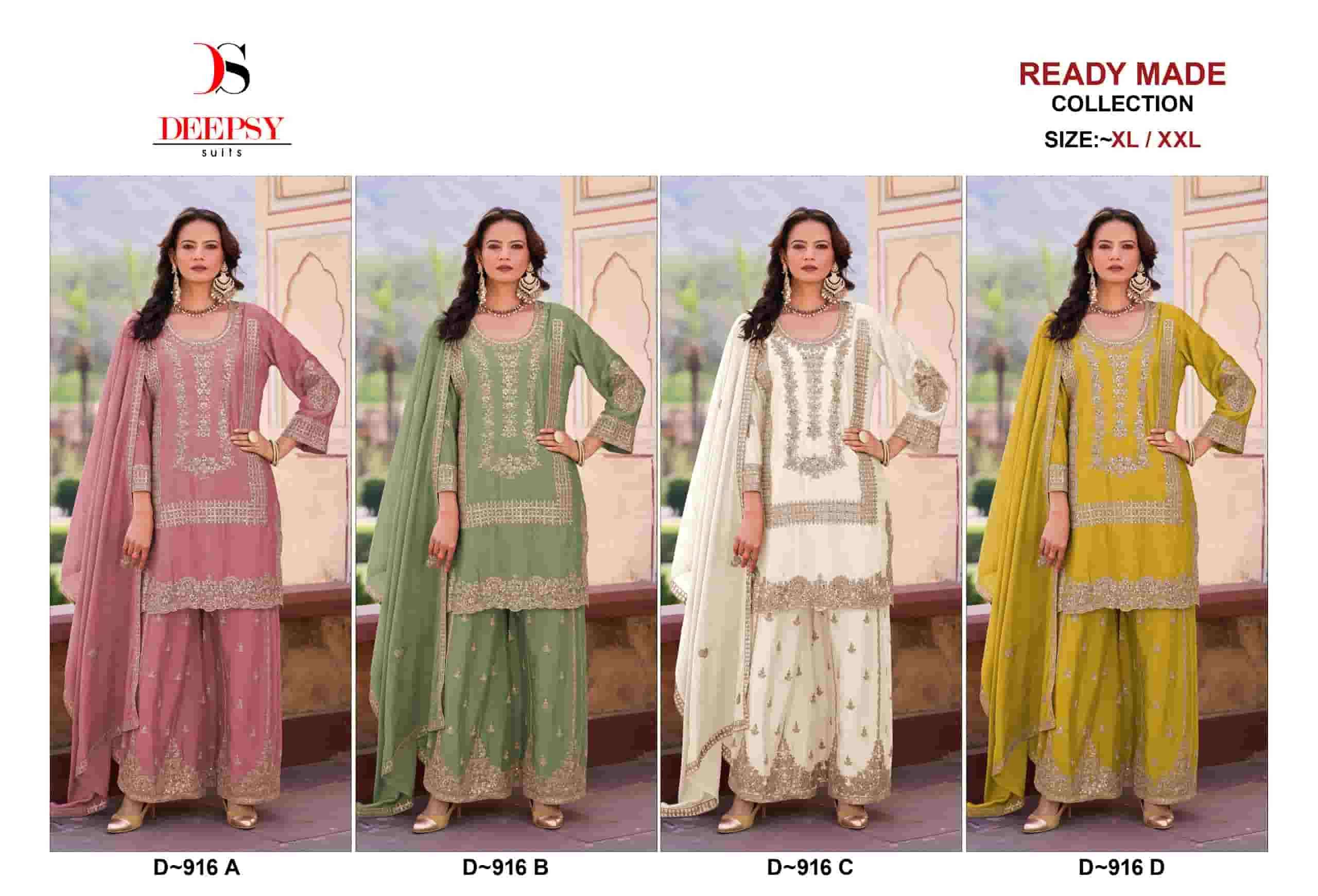 DEEPSY SUIT D 916 COLORS READYMADE PAKISTANI SUIT SUPPLIER