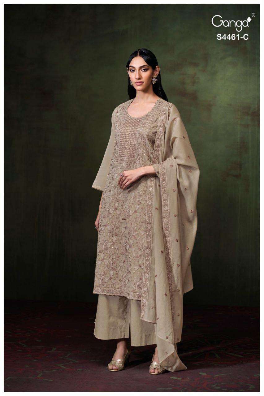 GANGA NELORA 4461 PURE VISCOSE MUL SUIT WHOLESALER 2026