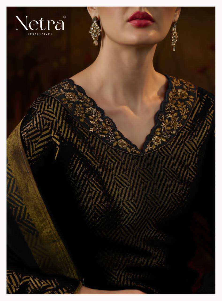 NETRA KANCHAN DESIGNER JACQUARD SILK SUIT CATALOG SUPPLIER 2026