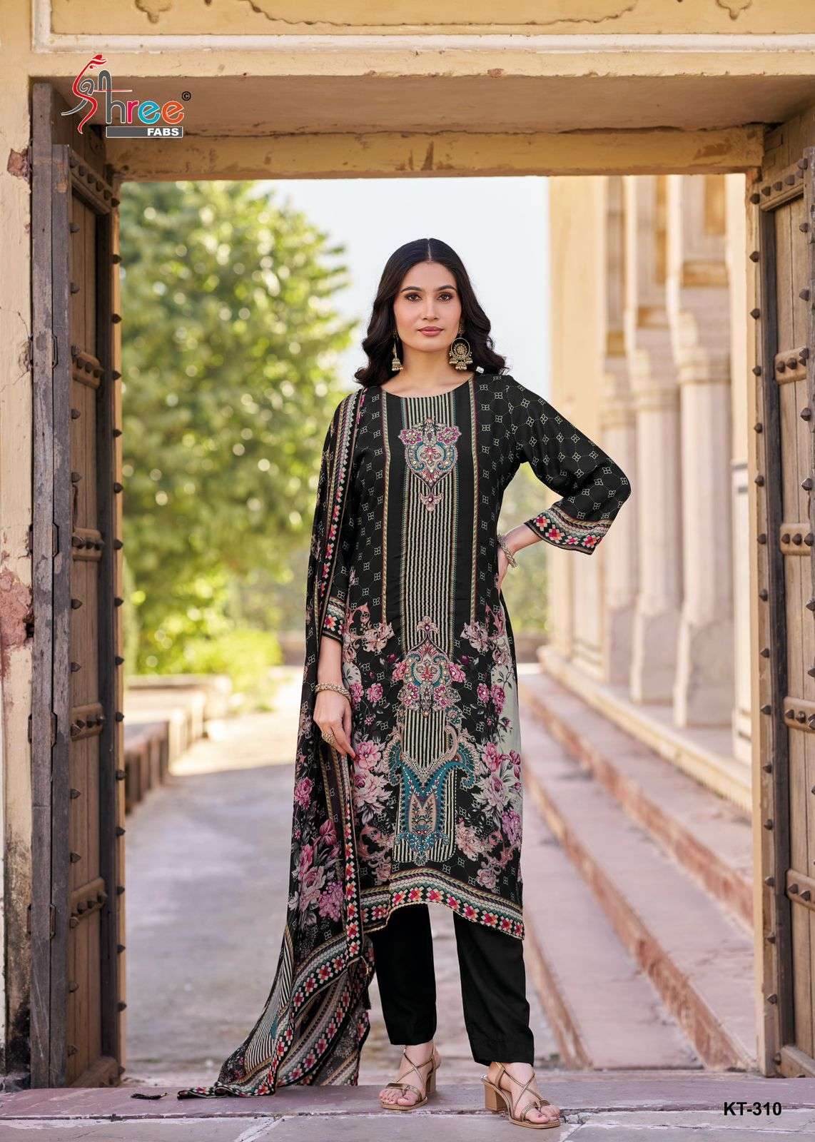 SHREE FAB KT 310 MUSLIN LADIES SUIT WHOLESALER BEST RATE 2025