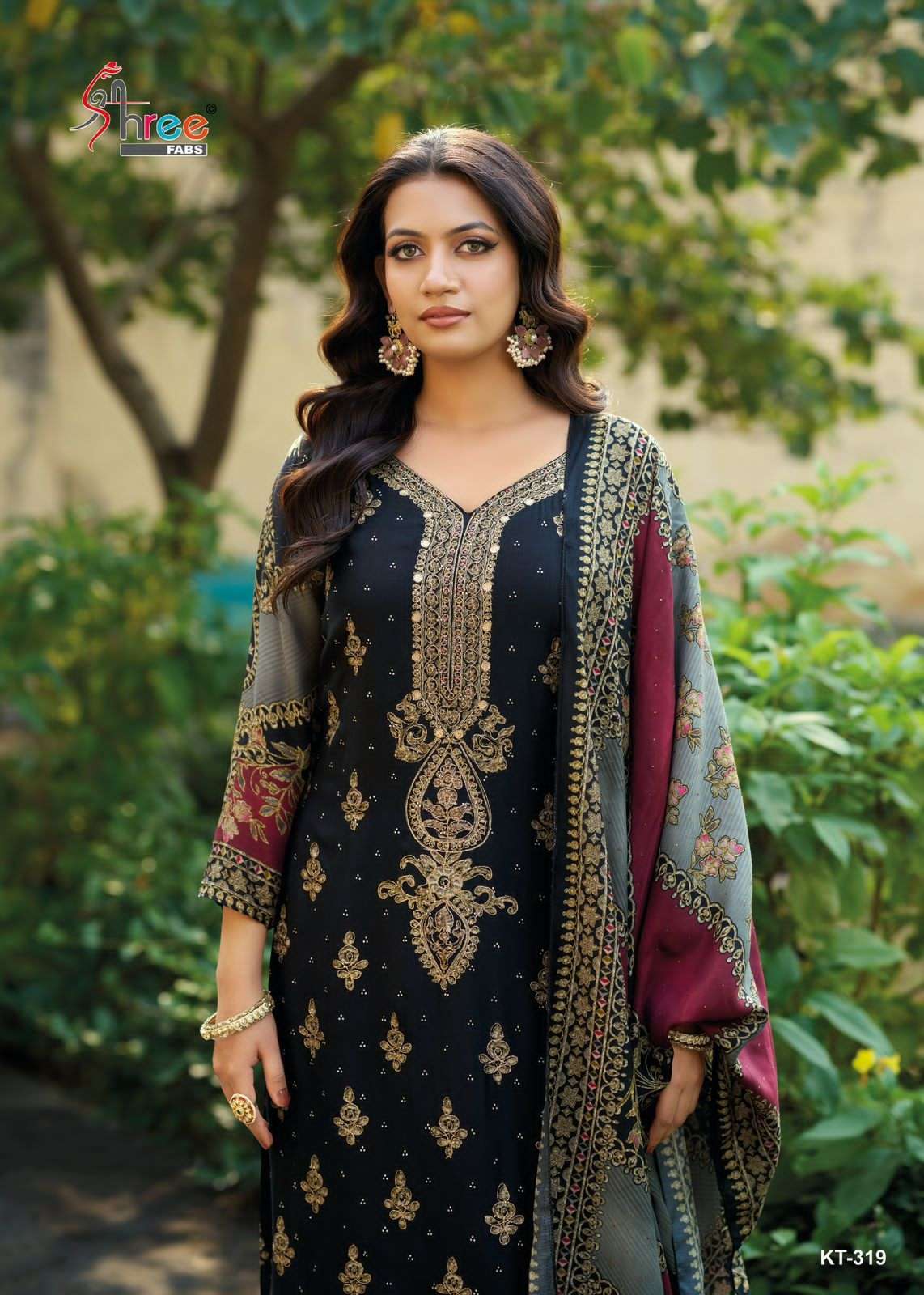 SHREE FAB KT 319 MUSLIN LADIES SUIT WHOLESALER BEST RATE 2026