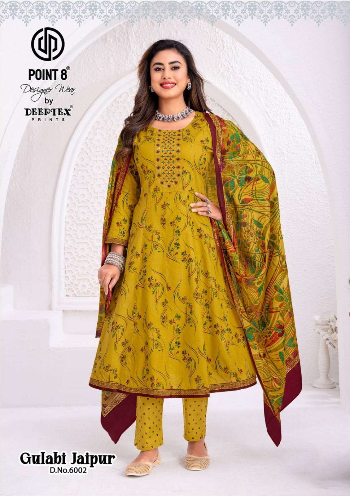 DEEPTEX GULABI JAIPUR VOL 6 PURE COTTON READYMADE PRINTED SUIT ...
